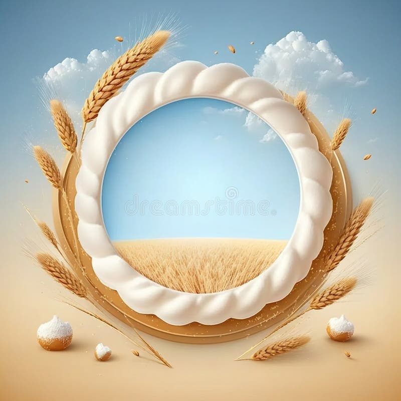 Circular Frame for Bakery Logos Stock Illustration - Illustration of ...