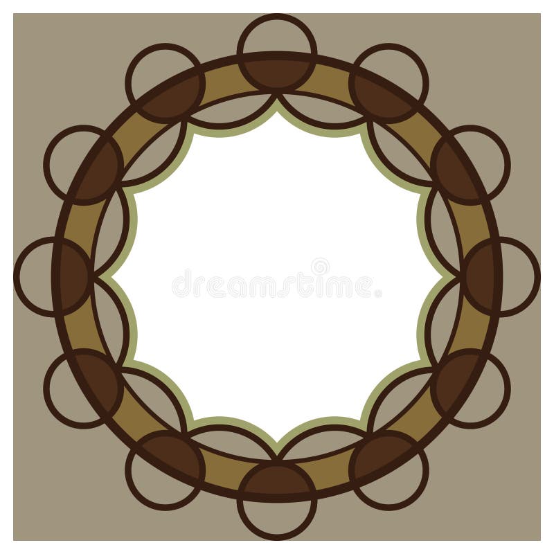 Circular Frame Design. Vector Illustration Decorative Design Stock ...
