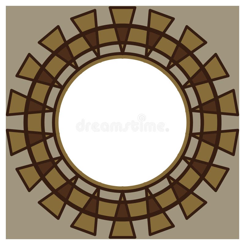Circular Frame Design. Vector Illustration Decorative Design Stock ...