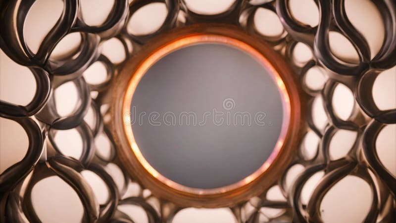 Abstract Circular Frame stock footage. Video of elegant - 335590988