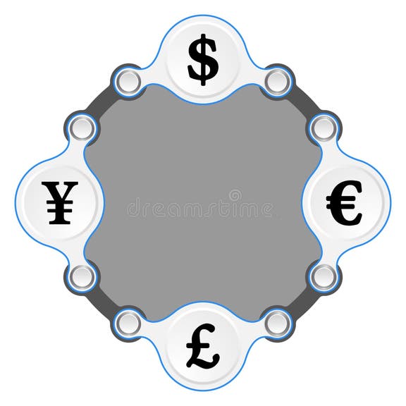 Circular frame stock illustration. Illustration of currency - 53146048