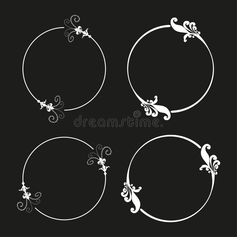Black Decorative Vector Elements Stock Illustrations – 159,228 Black ...