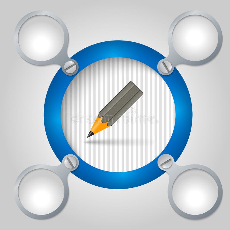 Circular frames stock illustration. Illustration of round - 45718551