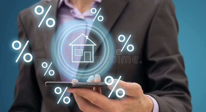 Circular Futuristic Interface of Smart Home Automation Assistant on a ...