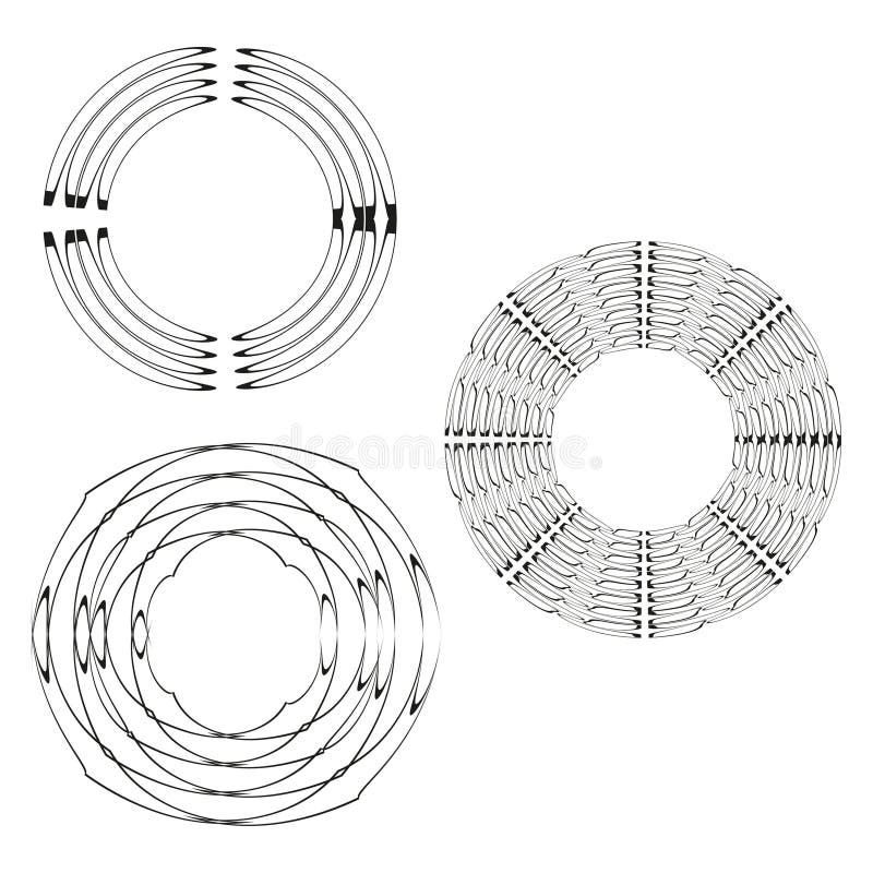 Circular Gauge Set. Minimal Concentric Rings. Analytic Vector Elements ...