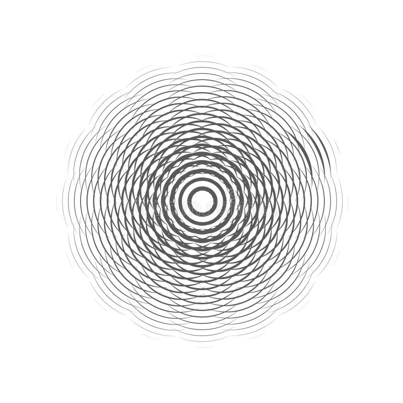 Circular Geometric Design with Layered Concentric Patterns Creating a ...