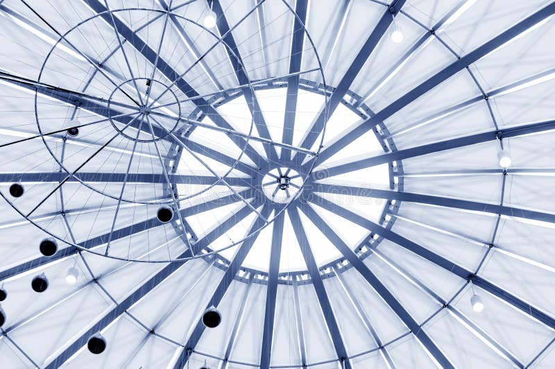 Circular glass roof stock image. Image of shopping, holiday - 27071629