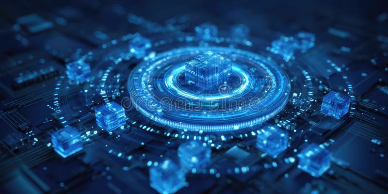 AI-Generated Data Network stock illustration. Illustration of ...