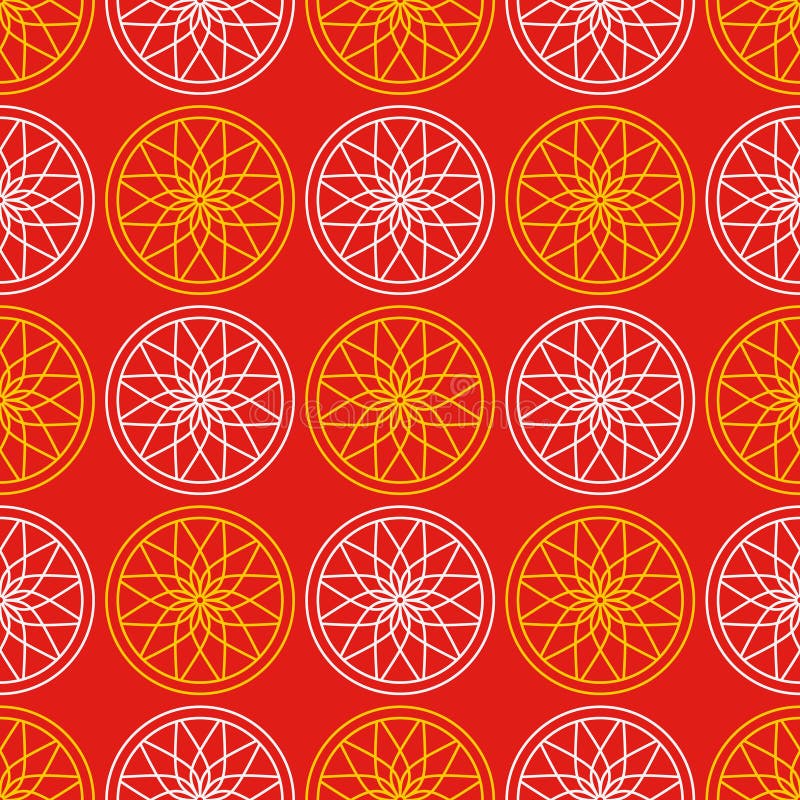 Circular gothic pattern stock vector. Illustration of architecture ...