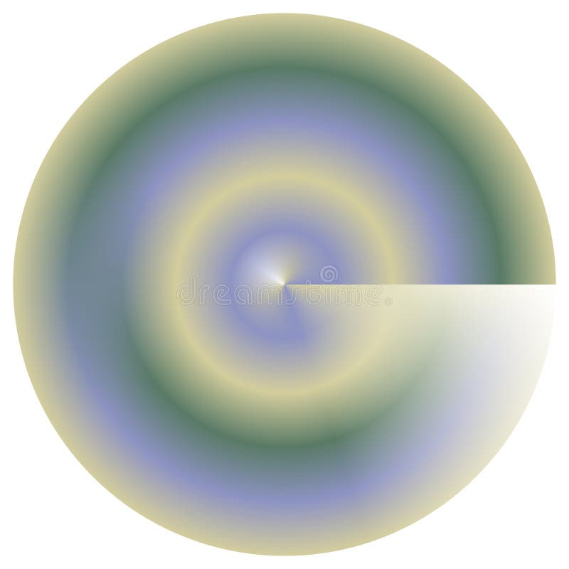A Circular Gradient Blends from Soft Olive and Muted Blue Towards a Bright, almost White Stock ...