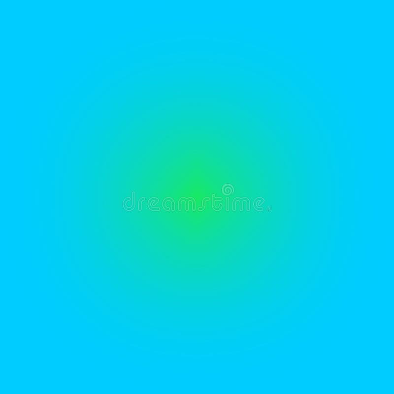 Circular Gradient Design. Green Center Glow. Blue Outer Edge. Radiant ...