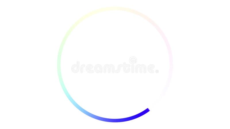 Circular Gradient on a Black Background. Loading Circle Stock Video ...