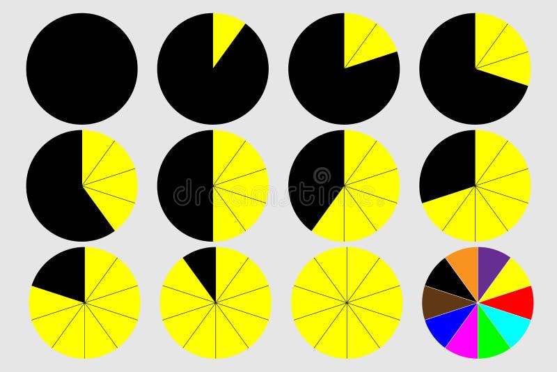 Circular graph - vector stock vector. Illustration of information ...