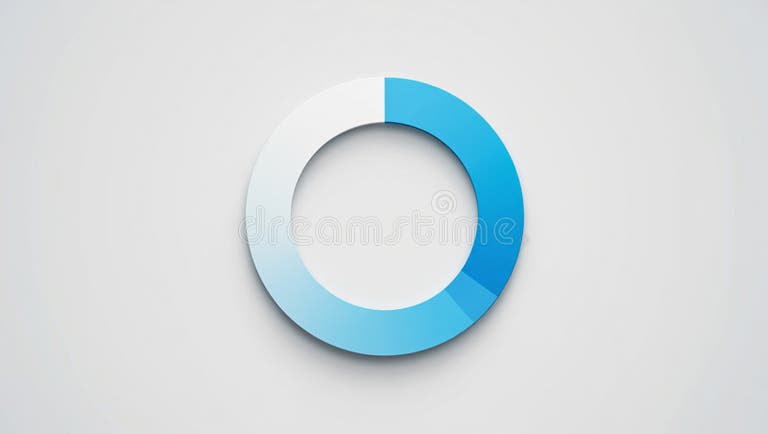 A Circular Graphic Displaying Data Progress and Loading Status Stock ...