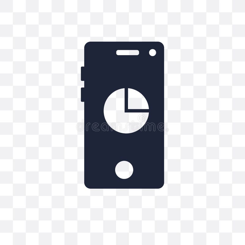 Circular Graphic of Mobile Transparent Icon. Circular Graphic of Stock ...