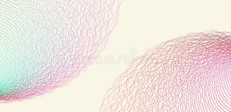 Circular Grid Pattern Background With Dynamic Gradient Waves Stock Vector Illustration Of