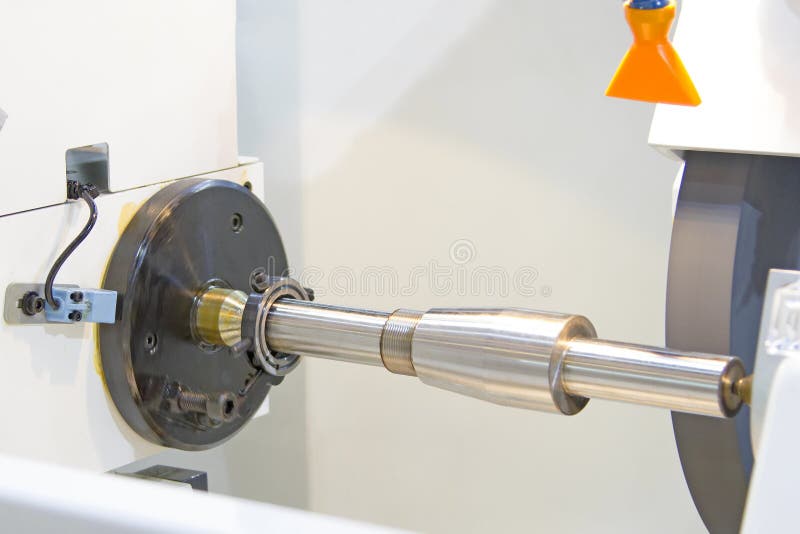 Circular Grinding Machine is Working Stock Photo - Image of industrial ...