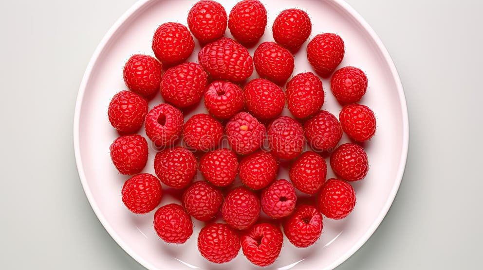 Circular Group Raspberry Fruit Stock Illustration - Illustration of ...