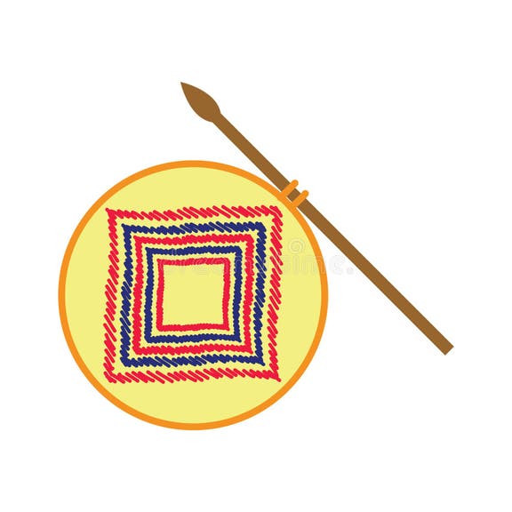 Bengali Bamboo Hand Fan Vector for Cultural Festival Stock Vector ...