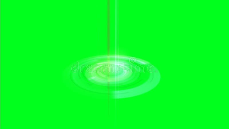 Circular Hologram on Green Screen Stock Footage - Video of display ...