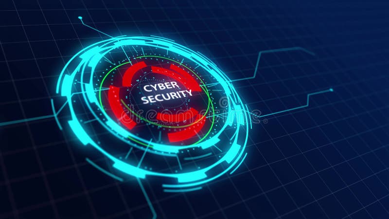 Circular Hud Designed for Robust Protection of Digital Assets Stock ...