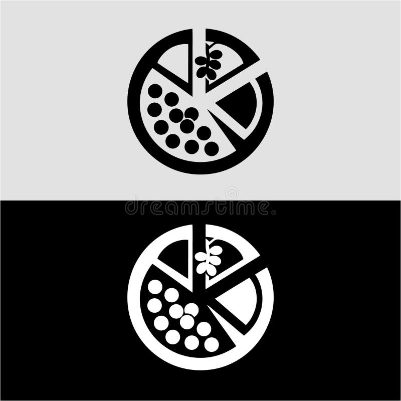 Food Chart Vector Icon Illustration of Nutrition Diagram with Circle ...