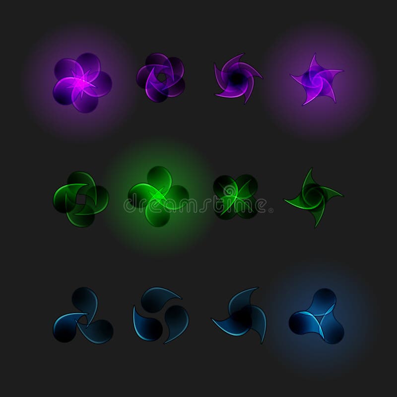 Circular Icon Symbol Logo Element Stock Vector - Illustration of group ...