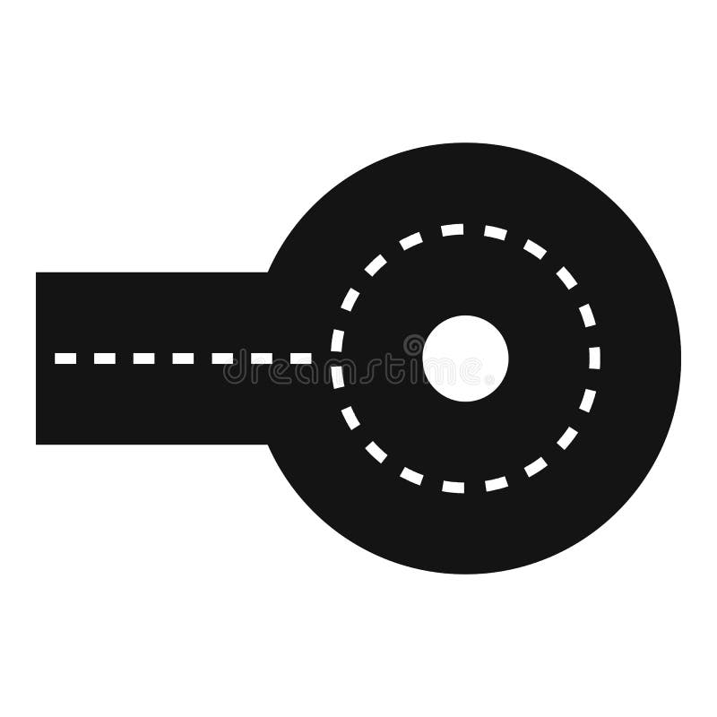 Circular Impasse Icon, Simple Style Stock Vector - Illustration of ...