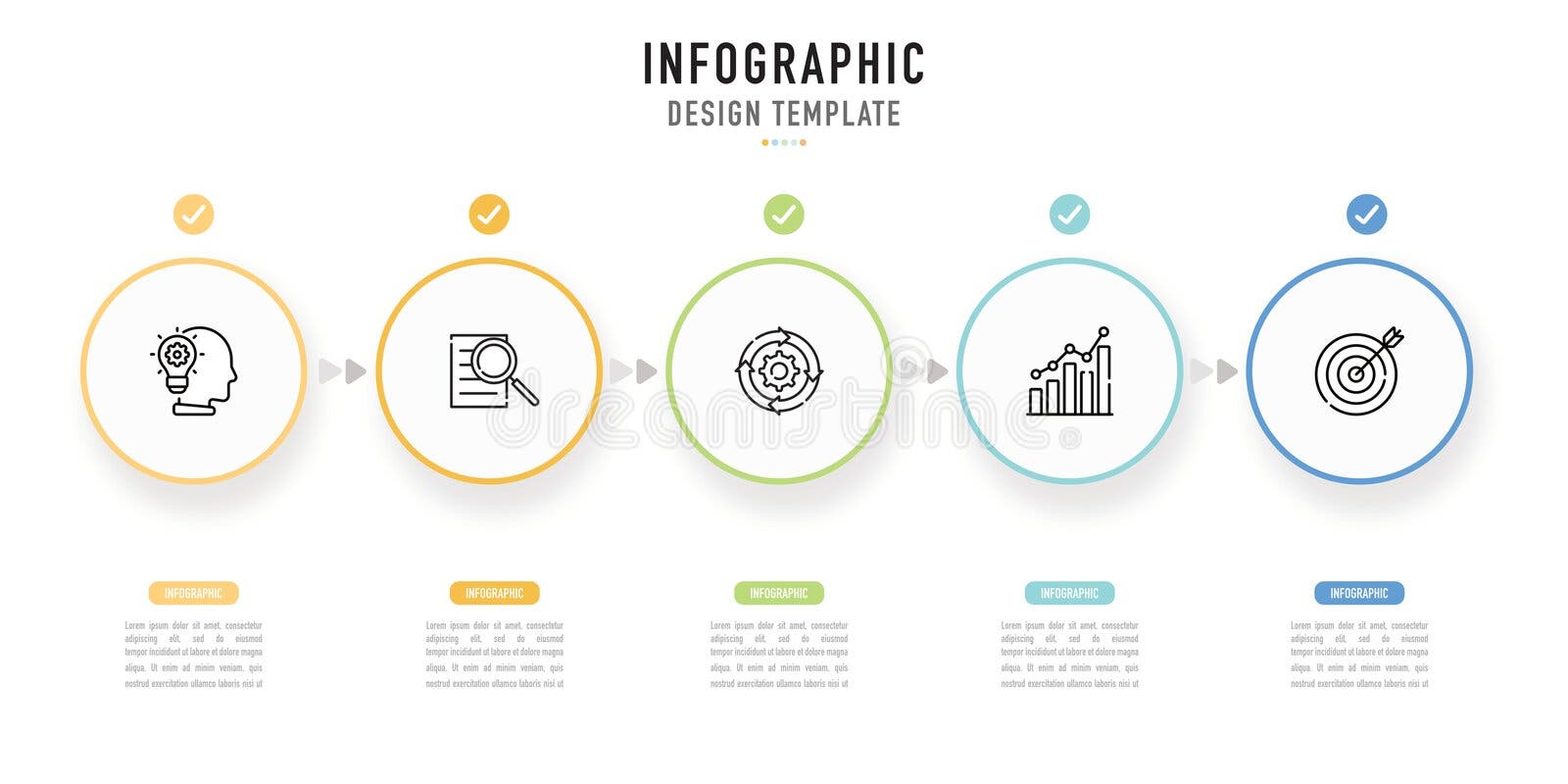 Circular and Arrow Isometric Mind Map Infographic for Business ... Circular and Arrow Isometric Mind Map Infographic for Business ...