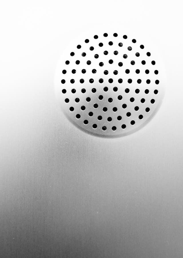 Circular Intercom Speaker stock image. Image of high - 80600339
