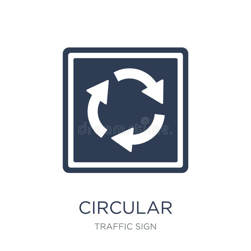 Circular Intersection Sign Transparent Icon. Circular Intersection Sign ...