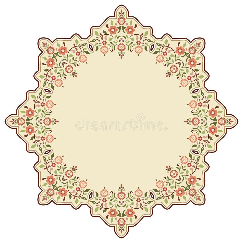 Circular Islamic Background Three Stock Vector - Illustration of ...