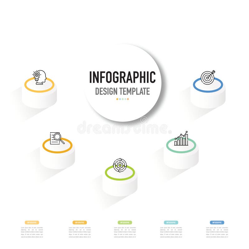 Circular Isometric Infographic for Business Presentation Stock Vector ... Circular Isometric Infographic for Business Presentation Stock Vector ...