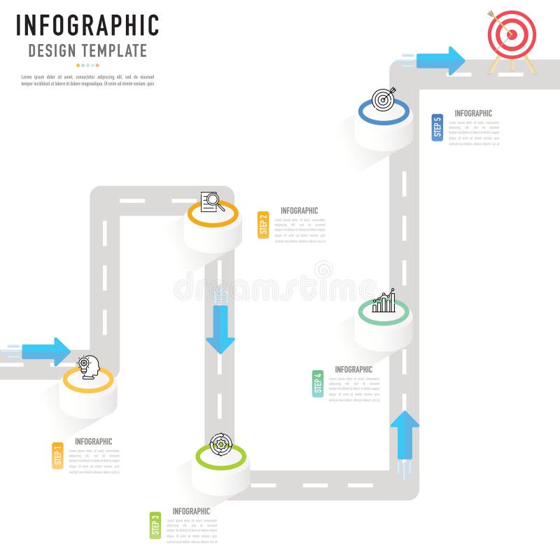 Circular and Arrow Isometric Mind Map Infographic for Business ... Circular and Arrow Isometric Mind Map Infographic for Business ...