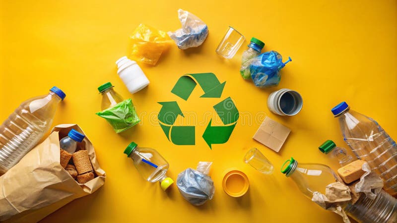 The Circular Journey of Plastic: a Vibrant Visual Representation of ...