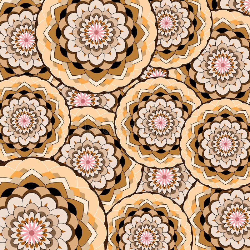 Circular Lace Pattern Vector Stock Vector - Illustration of circle ...