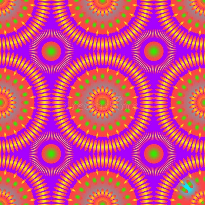 Circular Large Scale Seamless Pattern Stock Vector - Illustration of ...