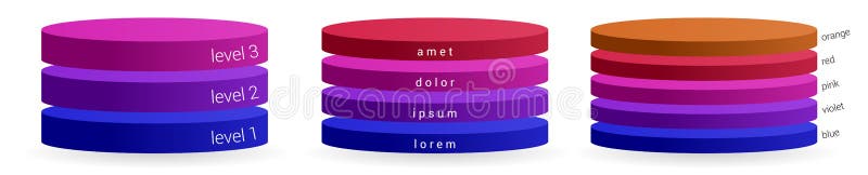 Circular Layers Forming Thin Cylinder Arranged on Each Other, Version ...