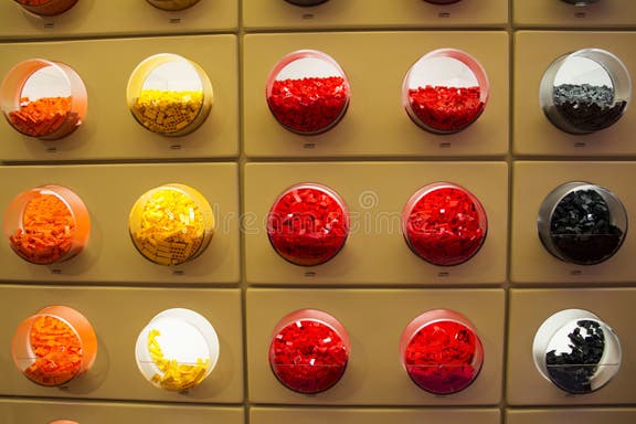 Circular lego bins stock image. Image of construct, organize - 97488305