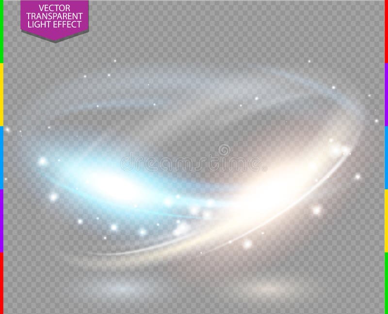 Circular Lens Flare Transparent Light Effect. Transparency in ...