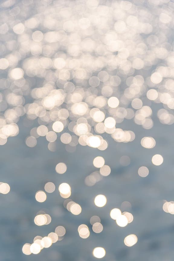 Circular Light Spots on the Water Surface. Stock Photo - Image of fresh ...