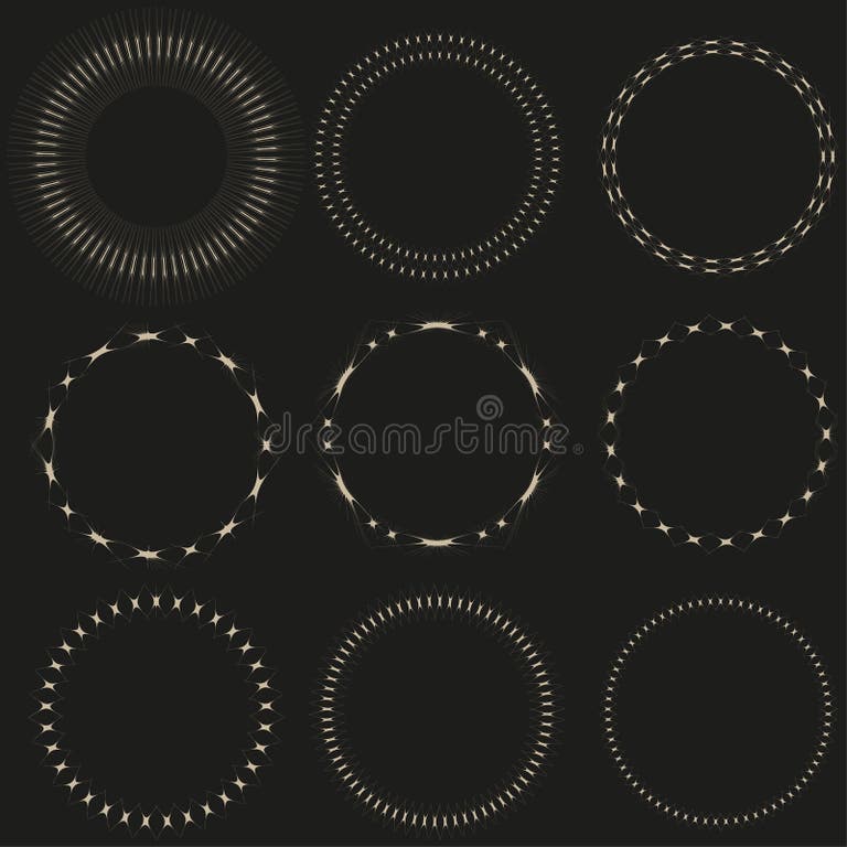 Dotted Round Patterns Stock Illustrations – 2,320 Dotted Round Patterns ...