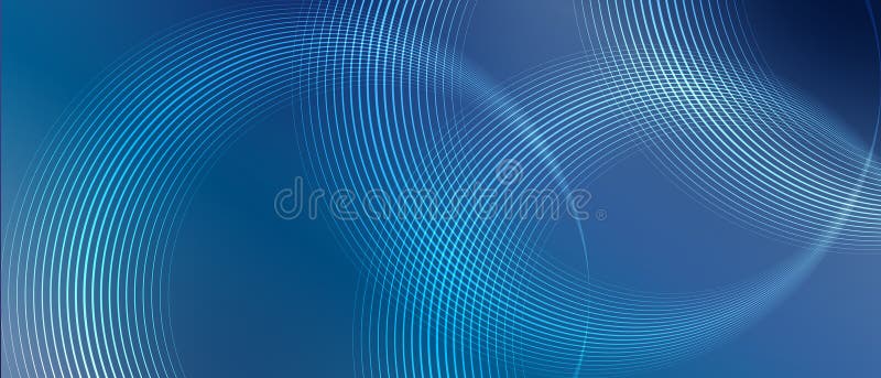 Circular Lines Design Element. Modern Futuristic Technology Concept ...