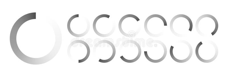 Circular Loading Buffering Icons Vector Stock Illustration ... Circular Loading Buffering Icons Vector Stock Illustration ...