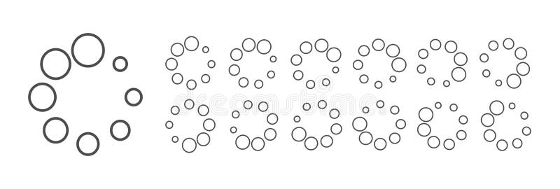 Circular Loading Buffering Icons Vector Stock Vector - Illustration of ... Circular Loading Buffering Icons Vector Stock Vector - Illustration of ...