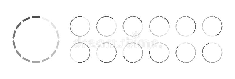 Circular Loading Buffering Icons Vector Stock Vector - Illustration of ... Circular Loading Buffering Icons Vector Stock Vector - Illustration of ...