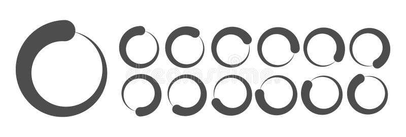 Circular Loading Buffering Icons Vector Stock Vector - Illustration of ... Circular Loading Buffering Icons Vector Stock Vector - Illustration of ...
