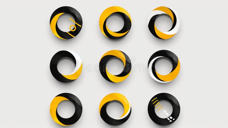 Circle,Logo,Global,Abstract,Business,Vector,Round Icon Stock ...