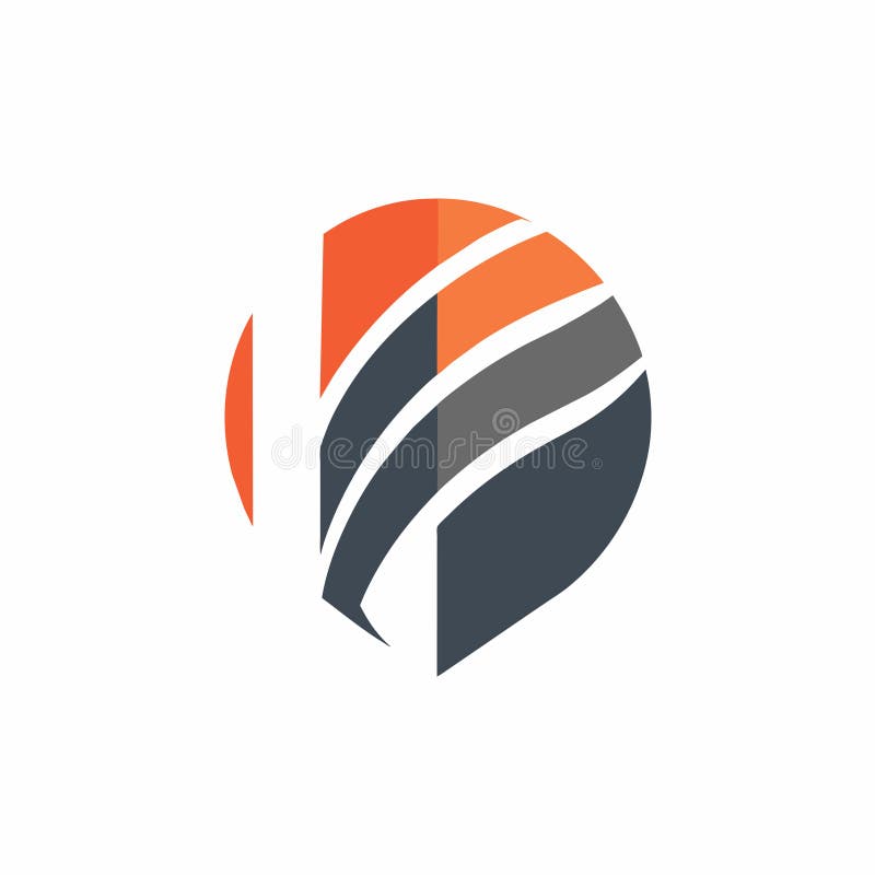 A Circular Logo Design Featuring Creative Negative Space Elements, Use ...