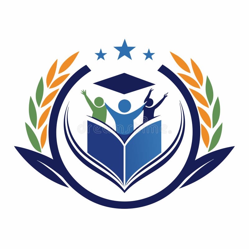 People Graduation Celebration Silhouette Backdrop Stock Vector ...